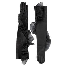 Roeckl Fingerhandschuhe 'Noho' Damen Gr&ouml;&szlig;e M/L schwarz