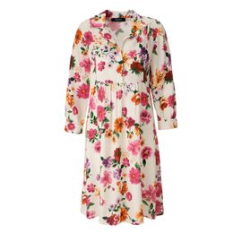 Aniston Casual Blusenkleid Damen Gr&ouml;&szlig;e 36 creme / mischfarben Sommerkleid
