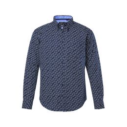 JP1880 Button Up Shirt male size 4XL Navy / Black