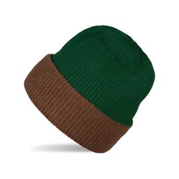 styleBREAKER M&uuml;tze Damen Gr&ouml;&szlig;e 54/64 dunkelgr&uuml;n