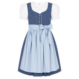 Trachtenhof N&uuml;bler Kleid 'Kinderdirndl Flores' M&auml;dchen Gr&ouml;&szlig;e 98 blau