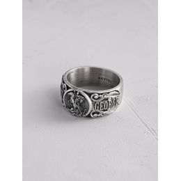 Reytel Ring 'SAINT GEORGE' Herren Gr&ouml;&szlig;e 50 silber