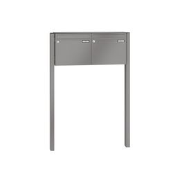Renz Basic B freistehende 2-fach in DB703 zum Einbetonieren mit 2ten Namensschild & Soft Close