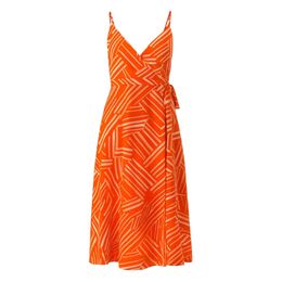 For You Moda Kleid Damen Gr&ouml;&szlig;e 36 orange / pastellorange Sommerkleid