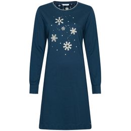 Rebelle Nightgown 'Snowy Sparkles' female size XXXL Dark blue