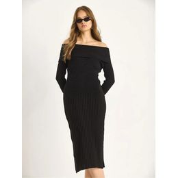 Bianco Lucci Kleid 'Midi' Damen Gr&ouml;&szlig;e 36/38 schwarz Sommerkleid
