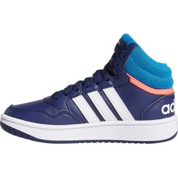 adidas originals Sneaker 'Hoops 3.0' Jungen Gr&ouml;&szlig;e 33 blau / navy / pfirsich / wei&szlig;