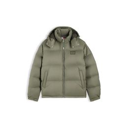 Tommy Jeans Herren Steppjacke &raquo;ALASKA DOWN PUFFER&laquo; mit Kapuze &Uuml;bergangsjacke Regular fit mit abnehmbarer Kapuze gr&uuml;n L