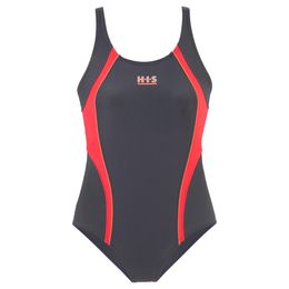 Bruno Banani Badeanzug Damen Gr&ouml;&szlig;e L aubergine / schwarz