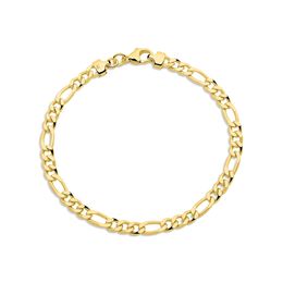 Tony Fein Armband 'Figaro' Damen Gr&ouml;&szlig;e 21 cm gold
