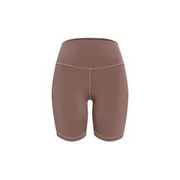 active by Lascana Lascana Active Damen LASCANA ACTIVE Radlerhose mit Shaping-Eins&auml;tzen braun S, N-Gr