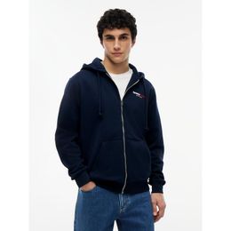 Tommy Jeans Herren Kapuzensweatjacke &raquo;TJM REGULAR DNA BACKPRINT FULLZIP&laquo; blau L