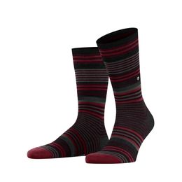 Burlington Socks 'Stripe' male size 40/46 Burgundy