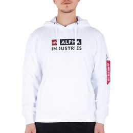 Alpha Industries Sweatshirt 'Block' Herren Gr&ouml;&szlig;e XXXL wei&szlig;