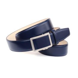 Anthoni Crown Herren Lederg&uuml;rtel blau 105