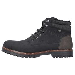 Rieker Herren Winterstiefelette , Winterboots, Schn&uuml;rstiefelette mit TEX-Membran schwarz 41