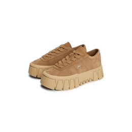 Tommy Jeans Damen Plateausneaker &raquo;TJW PLATFORM SNEAKER SUEDE&laquo; Freizeitschuh, Halbschuh, Schn&uuml;rschuh mit markanter Plateausohle 39