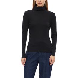 s.Oliver Damen s.Oliver Rollkragenshirt K&ouml;pernahe Passform schwarz 36
