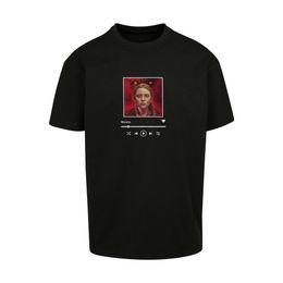 Merchcode Shirt 'Stranger Things Dear Billy' male size S Blue denim / Light grey / Blood red / Black