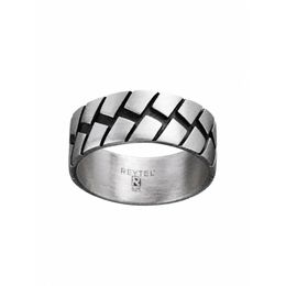 Reytel Ring 'ROUTE' Herren Gr&ouml;&szlig;e 60 silber