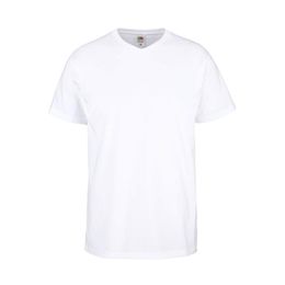 Fruit of the Loom T-Shirt Herren Gr&ouml;&szlig;e M wei&szlig;