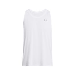 Under Armour Performance Shirt 'Streaker' male size XL Light grey / White