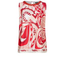 ana alcazar Top 'Zinusa' female size XL Red / Off white