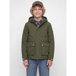 Jack & Jones Jack & Jones Junior Herren Parka &raquo;JJEWOLF PARKA JACKET SN JNR&laquo; mit Kapuze Kunstfaser, normal geschnitten 176