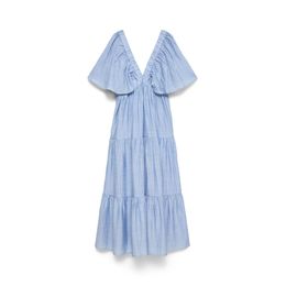 V&eacute;ro Moda Vero Moda Kleid 'VMValentina' Damen Gr&ouml;&szlig;e 34 blaumeliert Sommerkleid