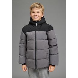 Kangaroos Jungen Kangaroos Outdoorjacke &raquo;Winterjacke von Kangaroos mit kontrastfarbigen Einsatz&laquo; mit Kapuze Warme Jacke mit Fleece-Innenfutter und 