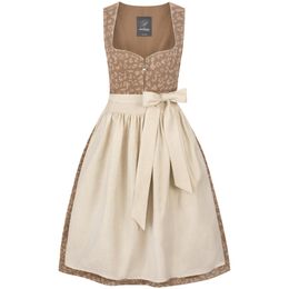 Stockerpoint Dirndl 'Charlotte' Damen Gr&ouml;&szlig;e 44 beige / gold