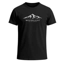 Neverless Shirt 'Berg Unknown' Herren Gr&ouml;&szlig;e XS schwarz