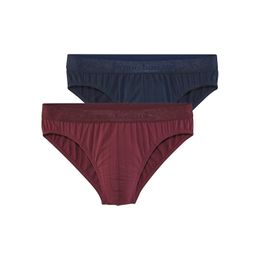 Bruno Banani Herren Slip Packung, 2 Stk. mit weichem und dehnbarem B&uuml;ndchen, schnelltrocknend blau S (4), 2 Stk.