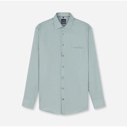 OLYMP Herren OLYMP Langarmhemd &raquo;Luxor&laquo; Businesshemd, New-Kentkragen, Comfort Fit gr&uuml;n 41, N-Gr