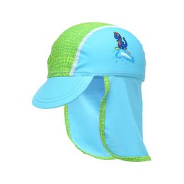 Playshoes Beanie 'Dino' boy size 51 Turquoise / Kiwi / Light green