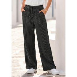 Vivance Damen Jogger Pants schwarz-wei&szlig; 40, N-Gr