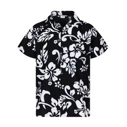 King Kameha Shirt 'Hibiscus' male size 9XL Black