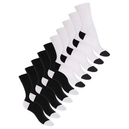 Footstar Socken 'Color Pop' Damen Gr&ouml;&szlig;e 43/46 wei&szlig;