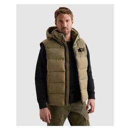 PME-Legend Pme Legend Herren PME LEGEND Cordweste mit Besatz in Cord-Optik, mit Kapuze beige S