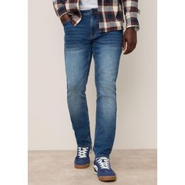 Kangaroos Herren Kangaroos Straight-Jeans mit Rei&szlig;verschluss und Knopf, niedrige Leibh&ouml;he, lange Schnittform 34, L&auml;nge 32