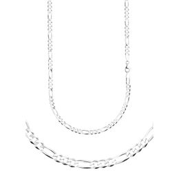 Firetti Herren Collierkettchen &raquo;Schmuck Geschenk Silber 925 Armband Kette Figarokette diamantiert&laquo; Made in Germany silber 19, Silber 925 (