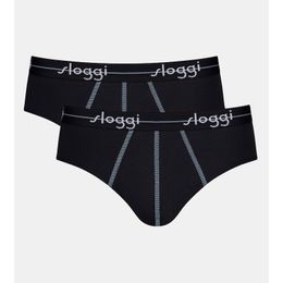 Sloggi Herren Sloggi Midislip &raquo;men Start&laquo; sportliche geschnitten, ohne Eingriff, Cotton-Mix schwarz 4