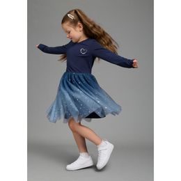 Kidsworld M&auml;dchen Kidsworld Jerseykleid &raquo;Festliches T&uuml;ll-Kleid mit Farbverlauf f&uuml;r kleine M&auml;dchen&laquo; T&uuml;llkleid f&uuml;r besondere Anl&auml;sse, modischer 