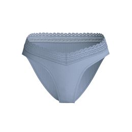 Calida Slip 'Etude Ajours' Damen Gr&ouml;&szlig;e L rauchblau