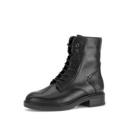 Gabor Damen Schn&uuml;rstiefelette Blockabsatz, Schn&uuml;rboots in Weite G schwarz 44
