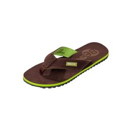 BECO the world of aquasports T-Bar Sandals 'BEactive' male size 42 Dark brown