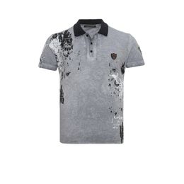 Cipo & Baxx Cipo & Baxx T-Shirt 'CT798' in Regular Fit Herren Gr&ouml;&szlig;e S grau