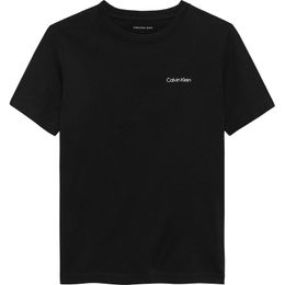 Calvin Klein Jeans Kinder T-Shirt &raquo;SMALL CHEST INST.LOGO SS T-SHIRT&laquo; Regular fit, Logoschriftzug schwarz 4 (104)