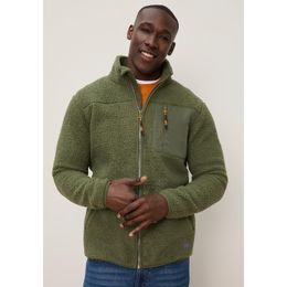 Kangaroos Herren Kangaroos Fleecejacke Teddy Fleece Jacke mit Brusttaschen f&uuml;r den &Uuml;bergang gr&uuml;n XXL
