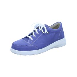 Finn Comfort Sneaker low 'Komfort Schn&uuml;rschuh Damen 2866-007356 Echtleder in blau' Damen Gr&ouml;&szlig;e 38 blau Sommerschuhe